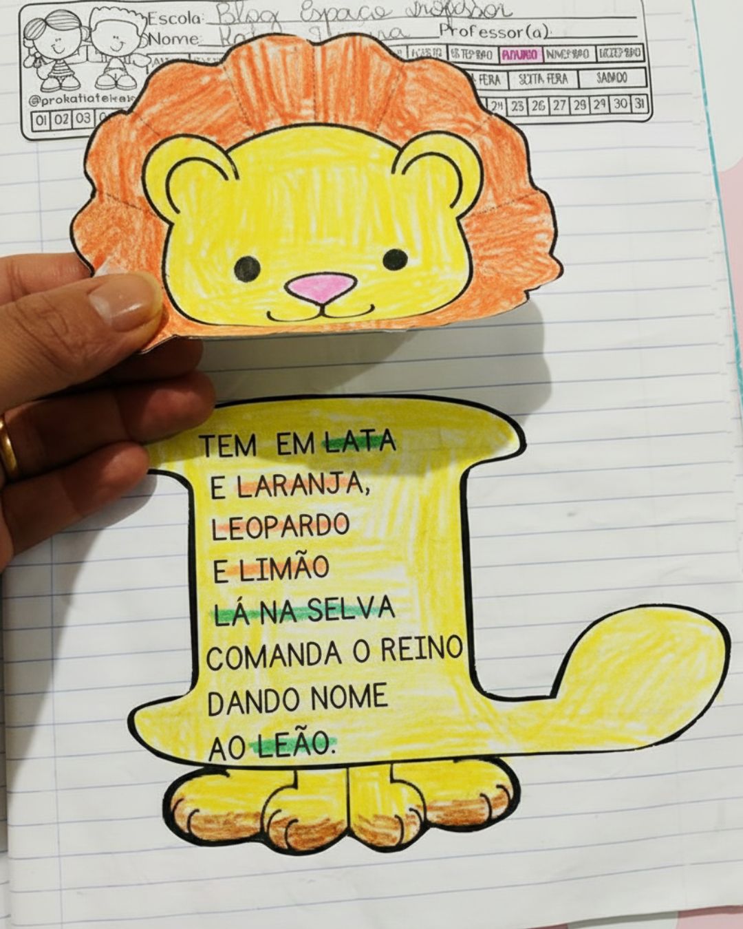 Atividade interativa letra L. Alfabetização letra L - Para Imprimir