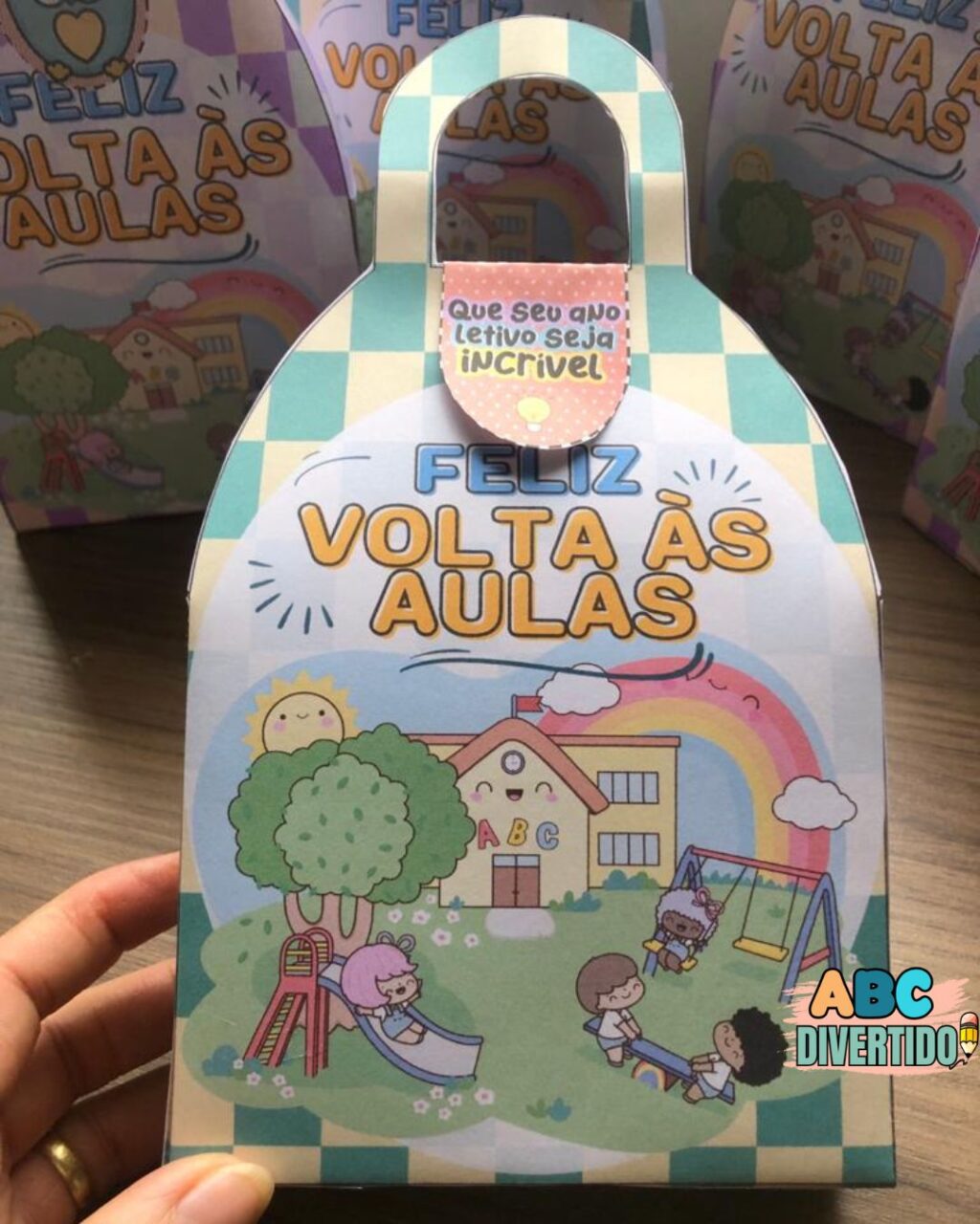 Viseira Volta às Aulas para Imprimir Educação Infantil - 01