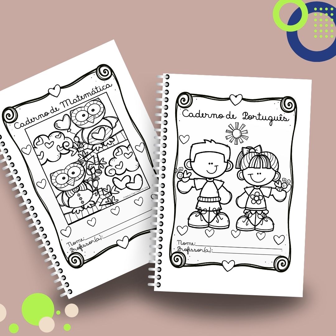 Capas De Cadernos Para Imprimir