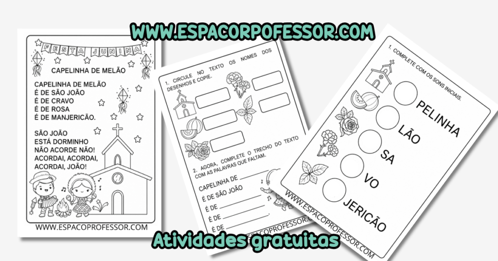 atividades com texto festa junina Archives - Espaço do Professor